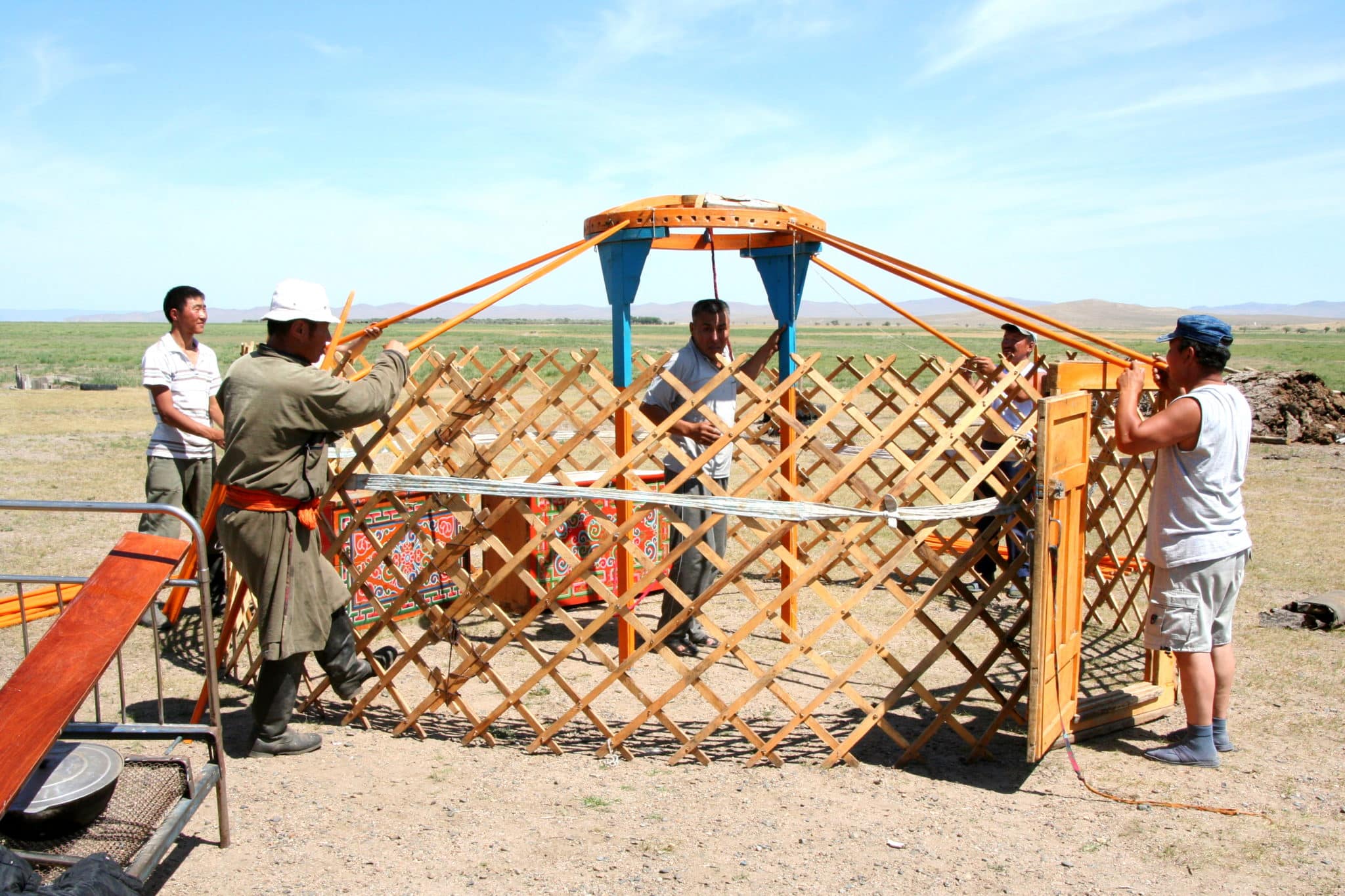 Jurte (mongolisch Ger) - Mongolei-Reise - Bilder von Jurten